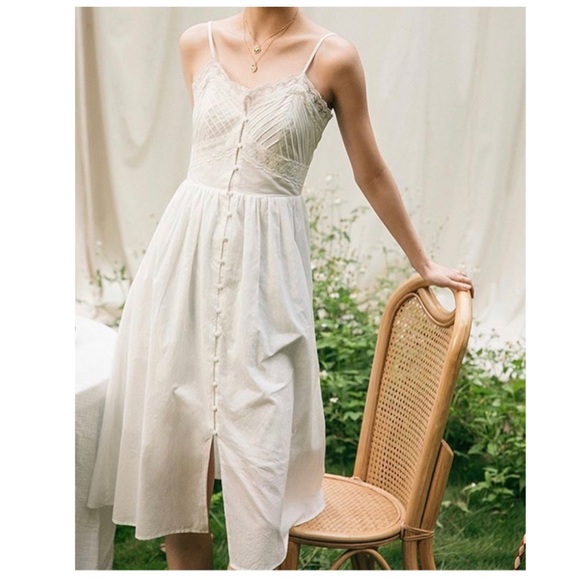 Simple Retro | Dresses | Simple Retro White Dress | Poshmark